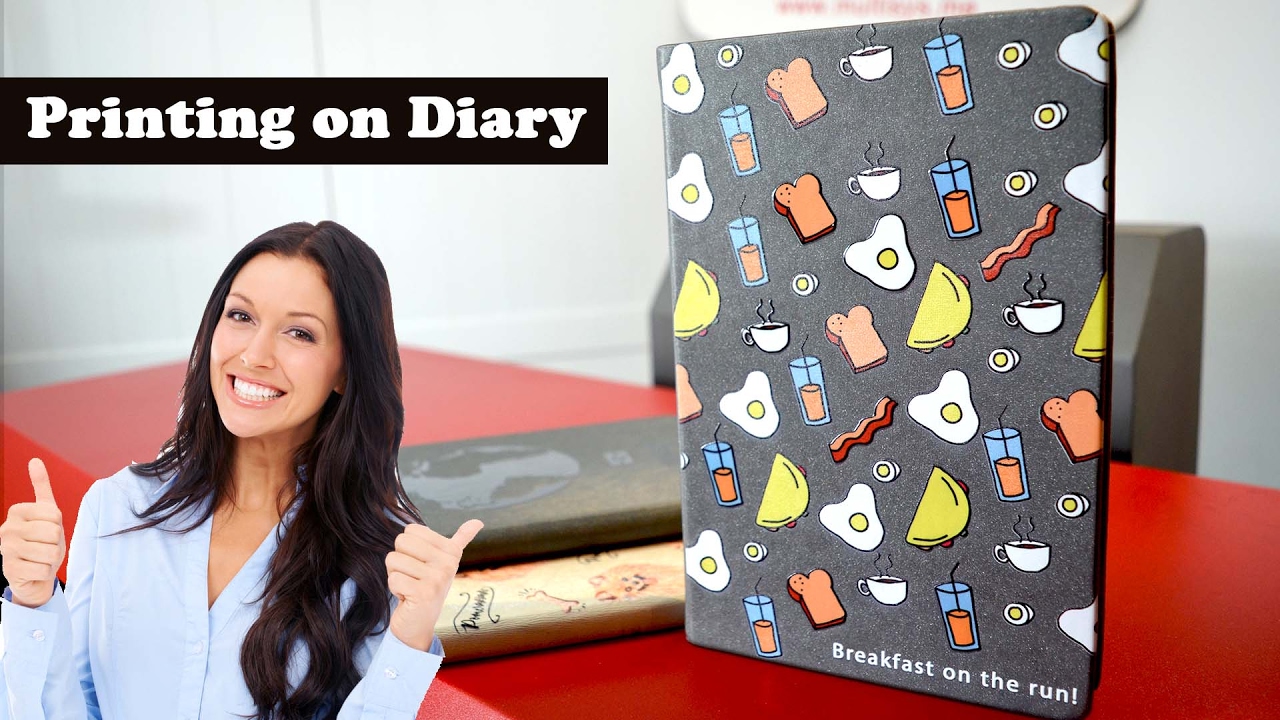 Printing on Book / Diary cover - Customized UV Printing - YouTube
