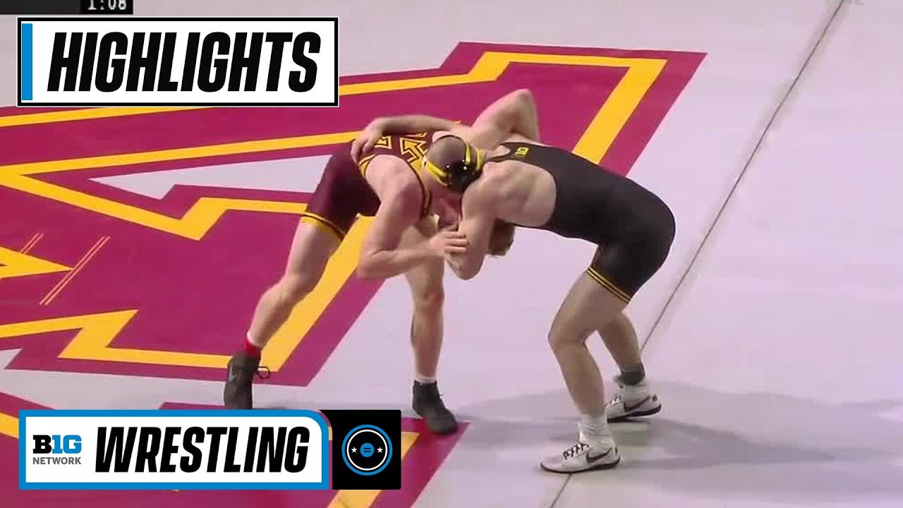 165 LBS: #2 Alex Marinelli (Iowa) vs. #16 Andrew Sparks (Minnesota ...