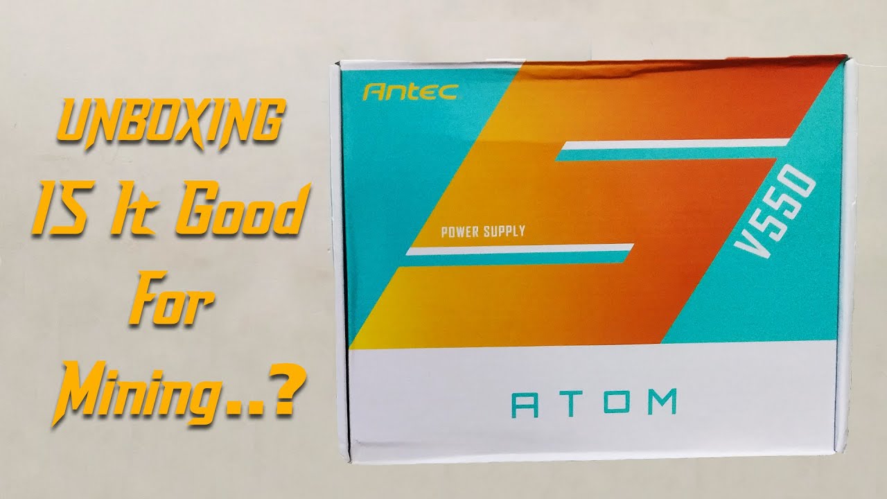 Antec Atom V550 The Cheapest 550 Watts Non-Modular Gaming Power Supply ...