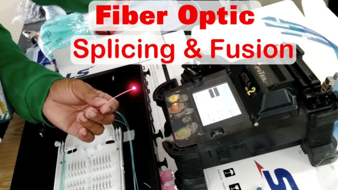Fiber Optic Splicing & Fusion - Step by Step guide - YouTube