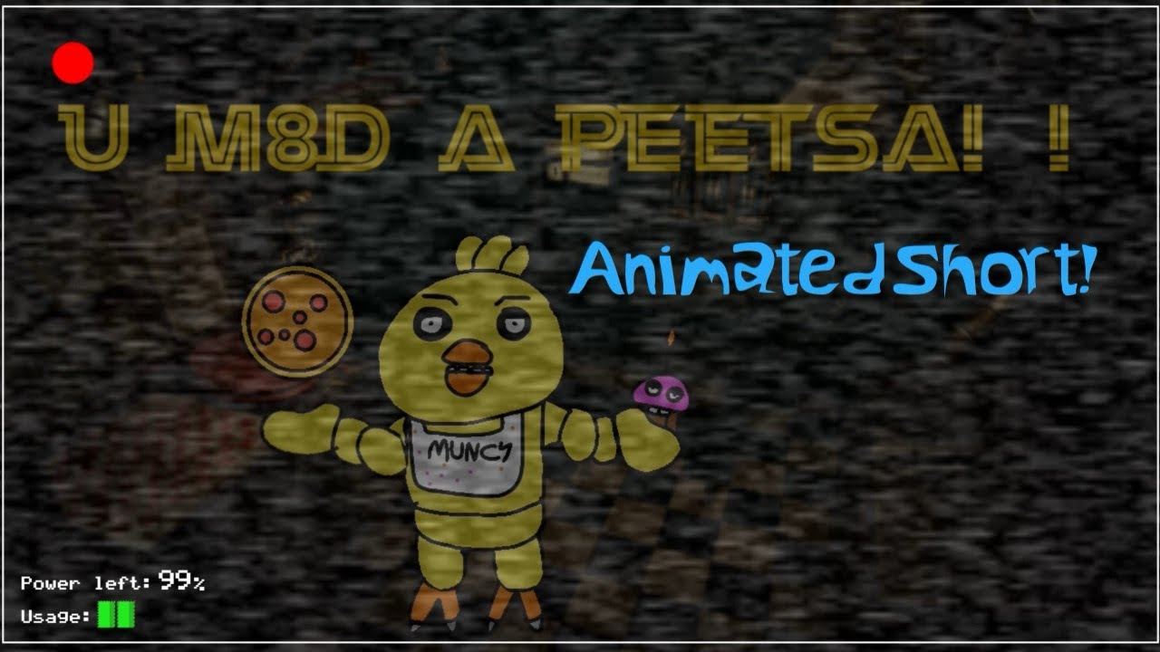 Why the kitchen camera in fnaf 1 is actually broken (fnaf animated ...