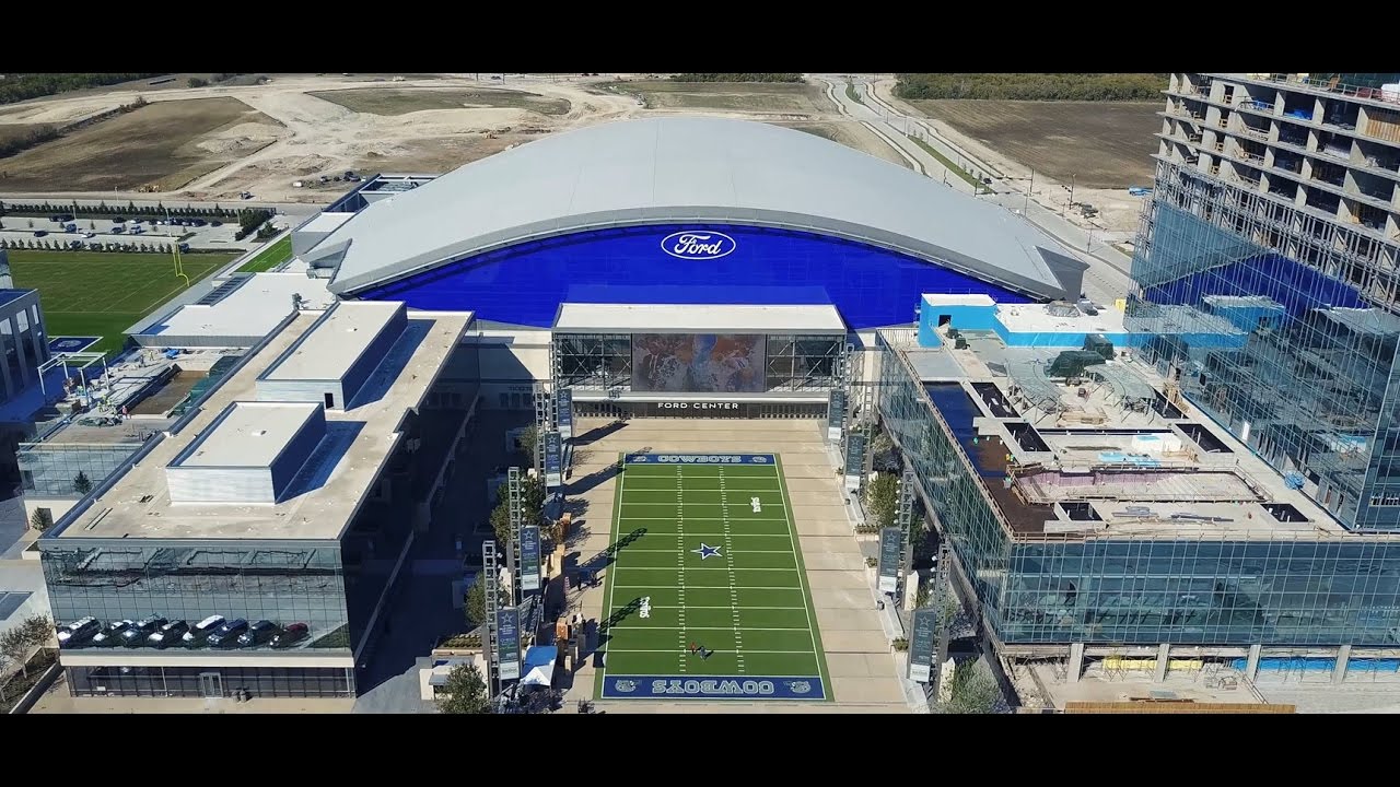 DJI MAVIC PRO (4K) - Dallas Cowboys Practice Facility - YouTube