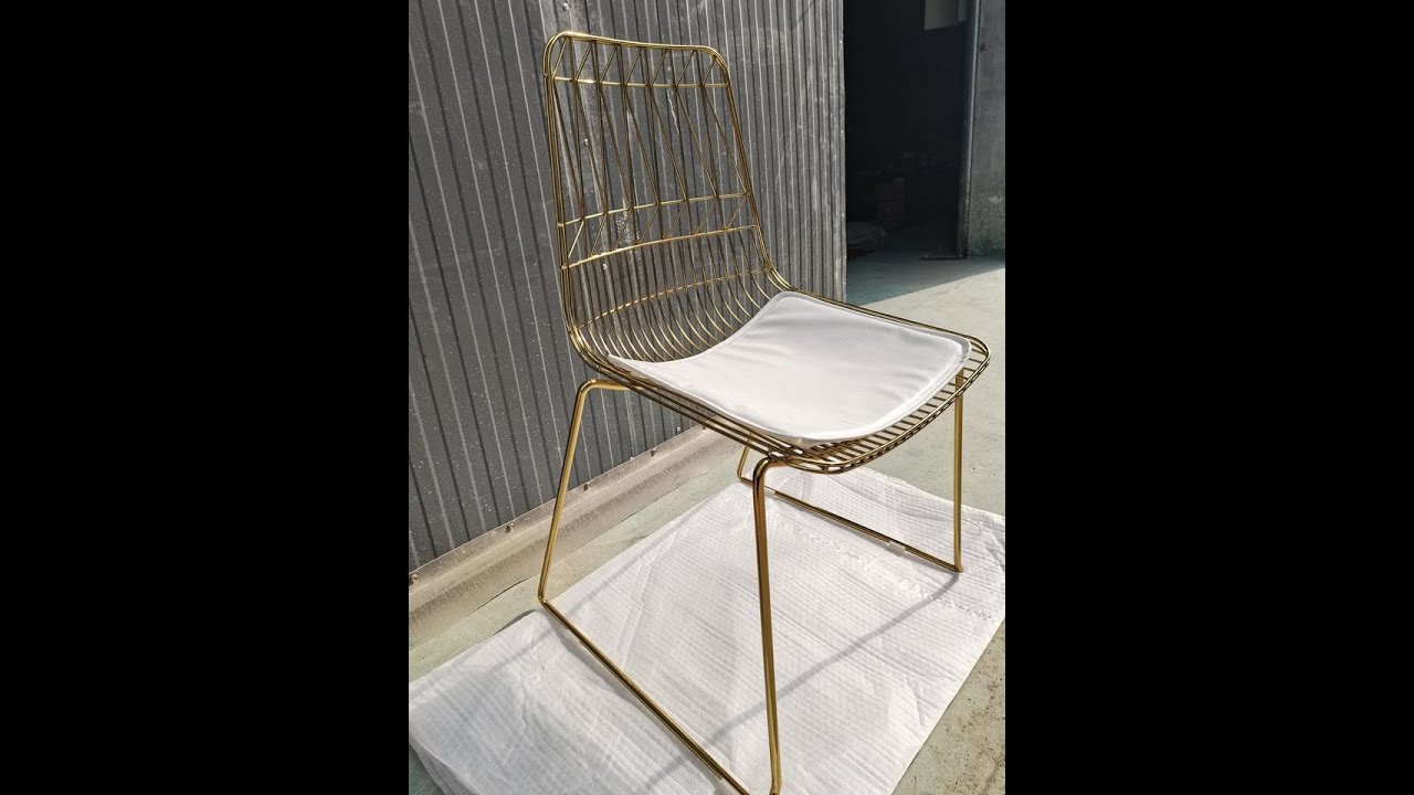 Viana Gold Chair, gold colored metal chair for your business or ...
