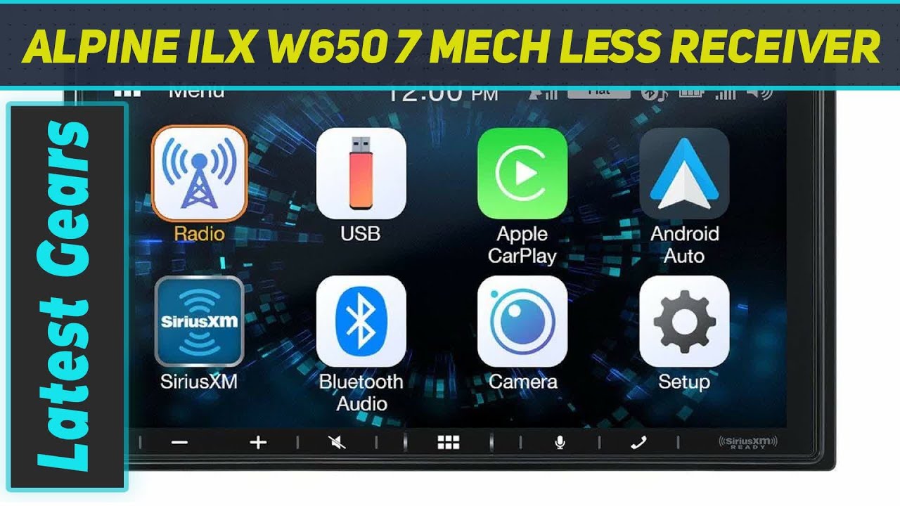 Alpine iLX W650 7 Mech Less Receiver - Review 2023 - YouTube