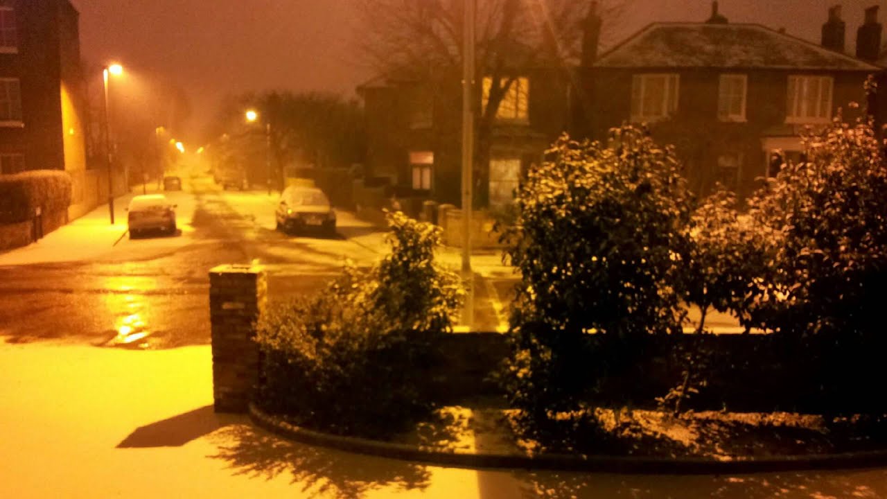 UK Snow February 2012 Time Lapse - YouTube