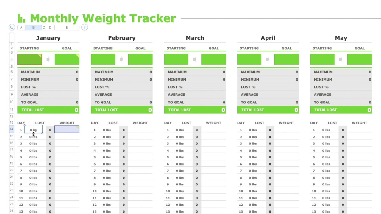 Monthly Weight Tracker Template How To Convert Lbs To Kg monthly-weight-tracker-template-how-to-convert-lbs-to-kg