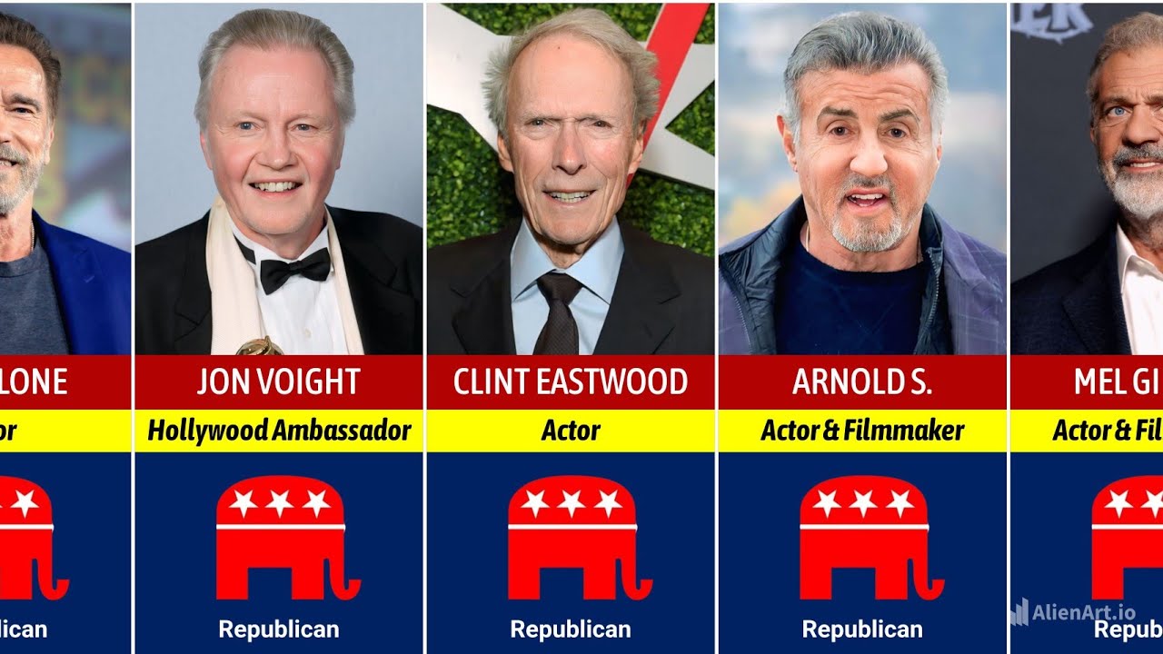 Famous Celebrities You Didn’t Know Were Republicans - YouTube
