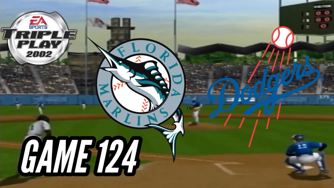 Triple Play Baseball 2002 Full Game sim: Marlins @ Dodgers Game 124 ...