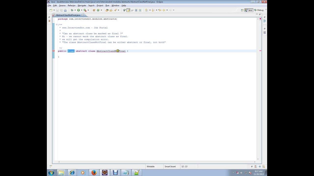 Java Interview Question And Answer override java method restrictions explain - YouTube