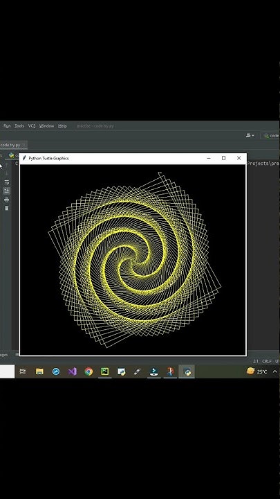 Amazing Python Turtle Graphic- #shortvideo - YouTube