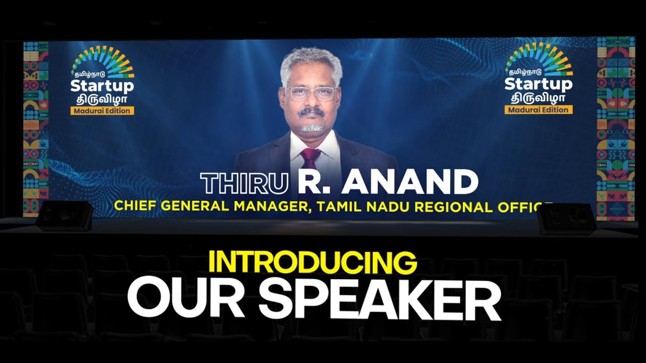 Thiru. R Anand, the Chief General Manager of NABARD RO Chennai - YouTube