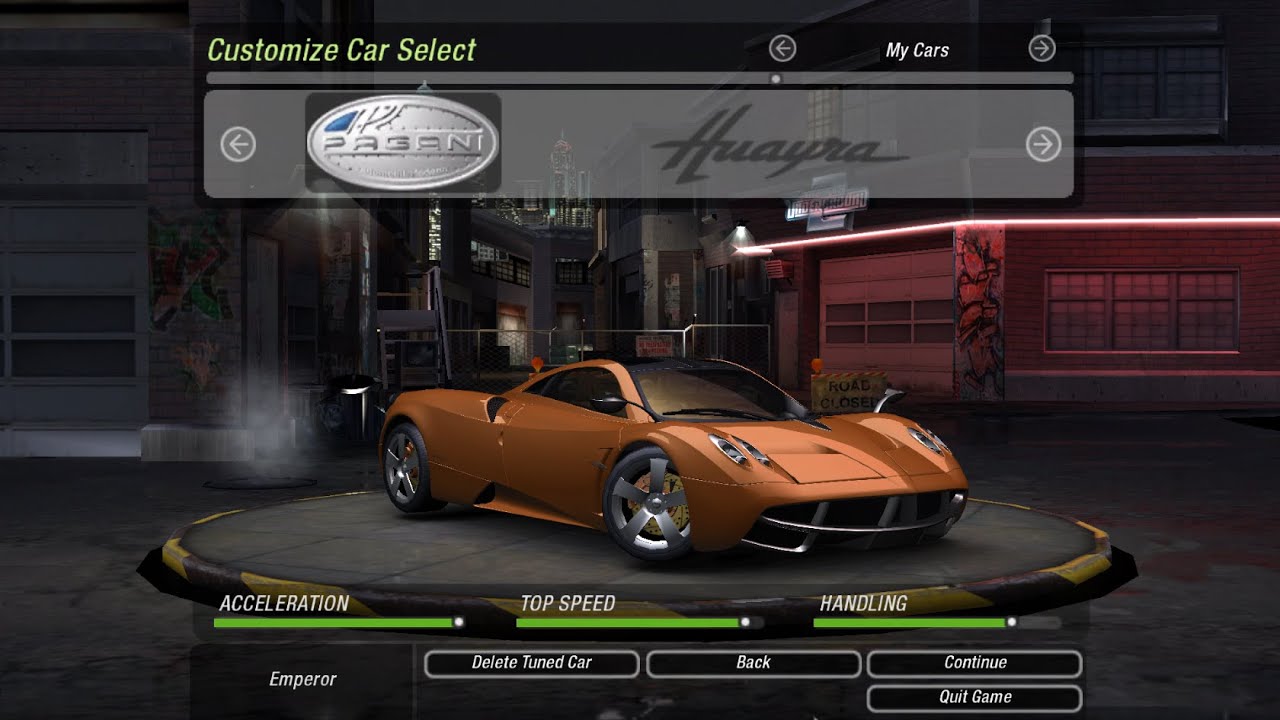 NFS Underground 2 | Pagani Huayra | Customization and Gameplay - YouTube
