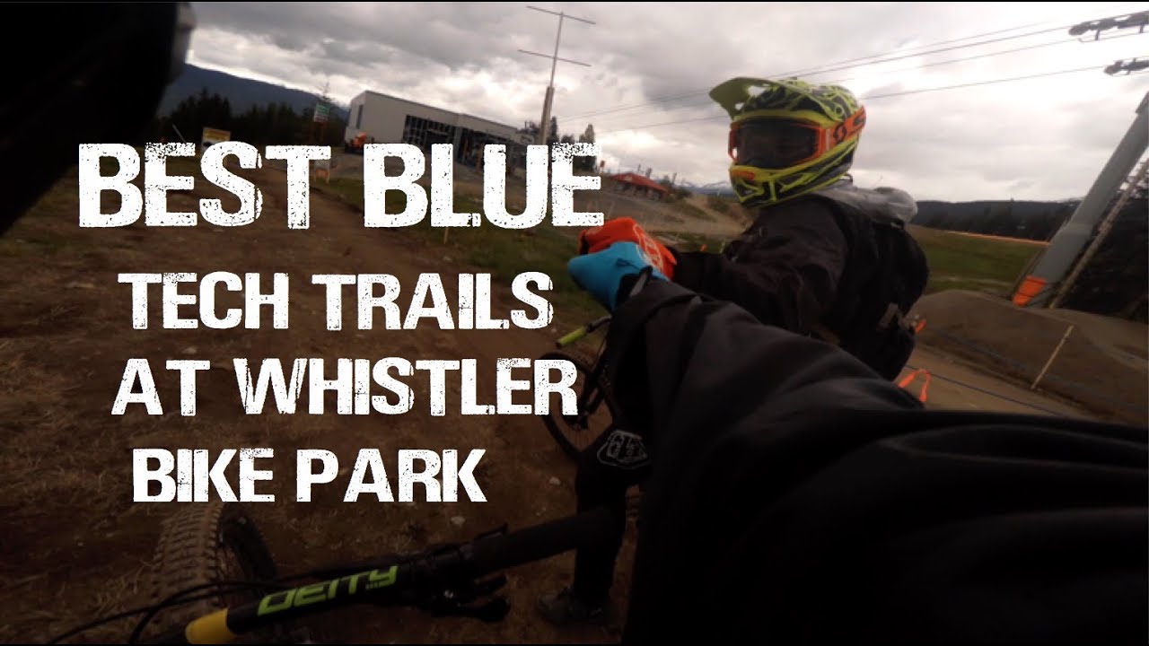 The best blue tech trails at whistler bike park | Specialized demo 8 ...