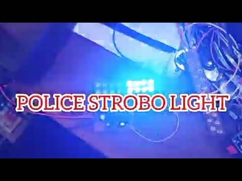 POLICE STROBO LIGHT - LED FLASHER | Dual IC Timer NE555 | Hasil Praktek ...