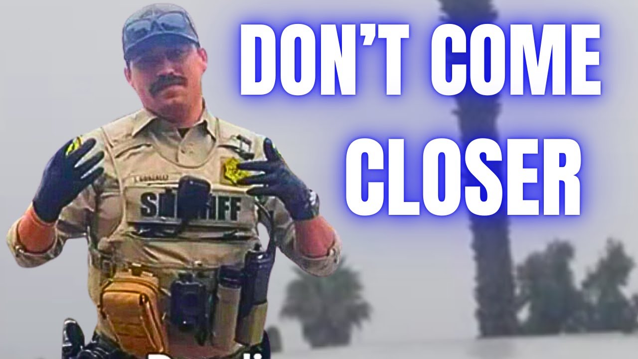 Angry Cop Gets SCARED Of Lady Filming Him - YouTube