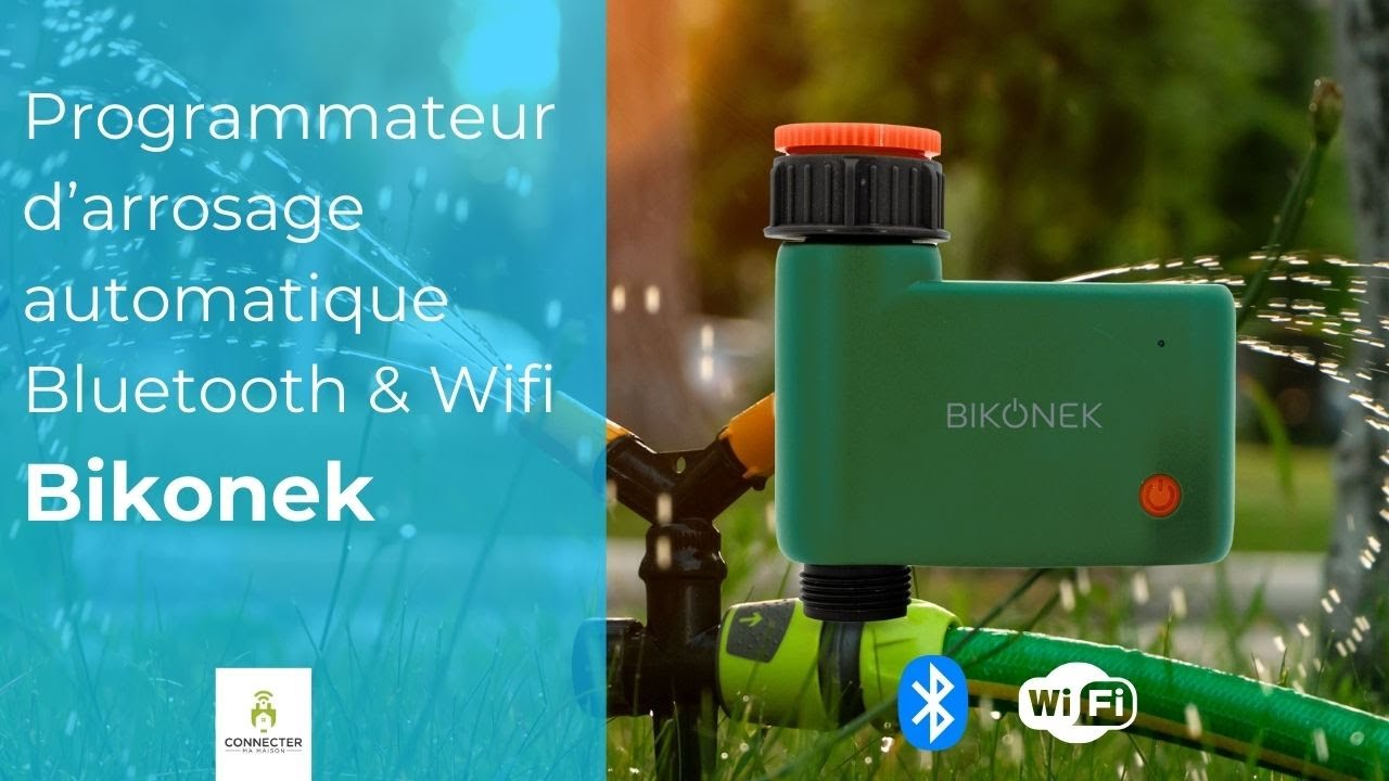 Programmateur arrosage connecté Wifi et Bluetooth - Bikonek - YouTube