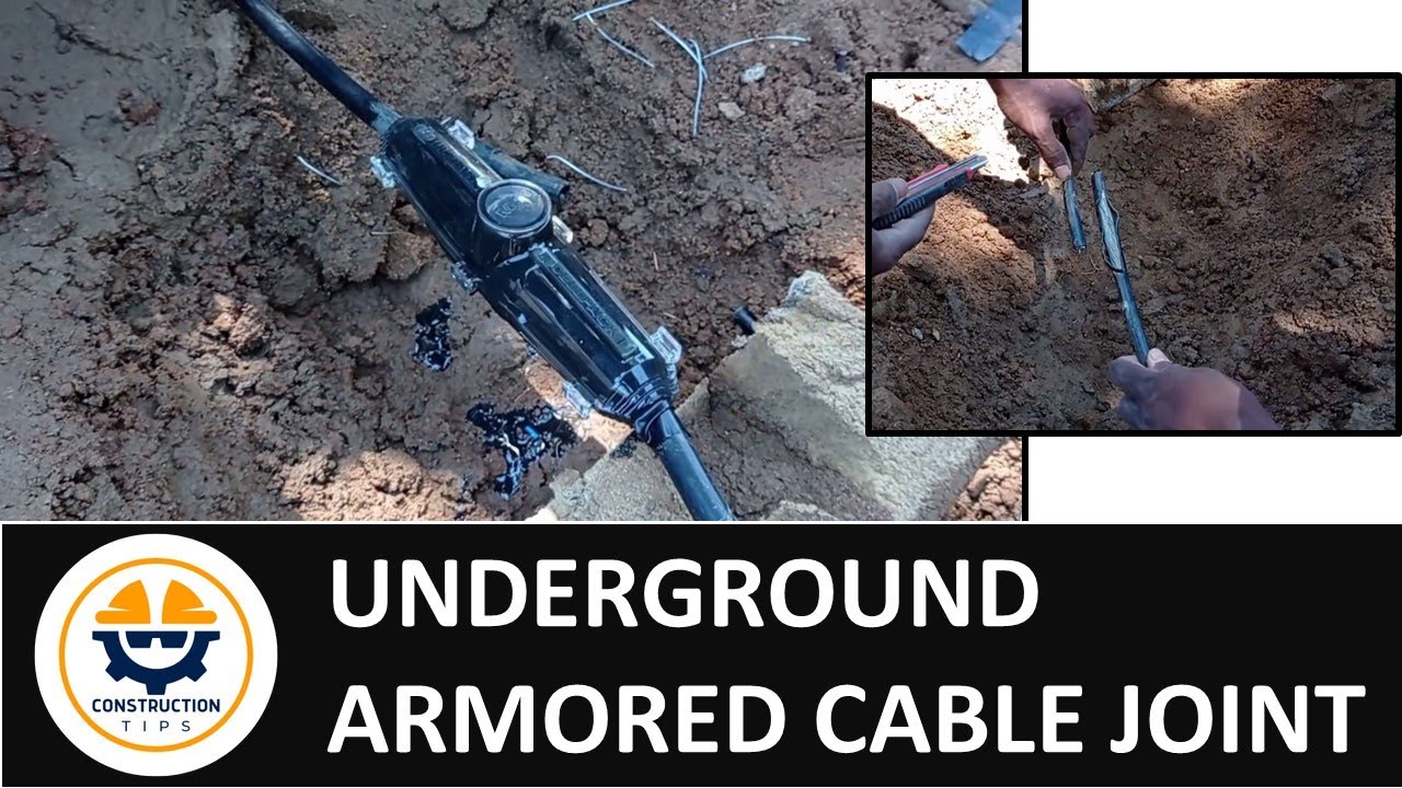 Underground Armored Cable Joint (Damaged Armored Cable Rectification ...