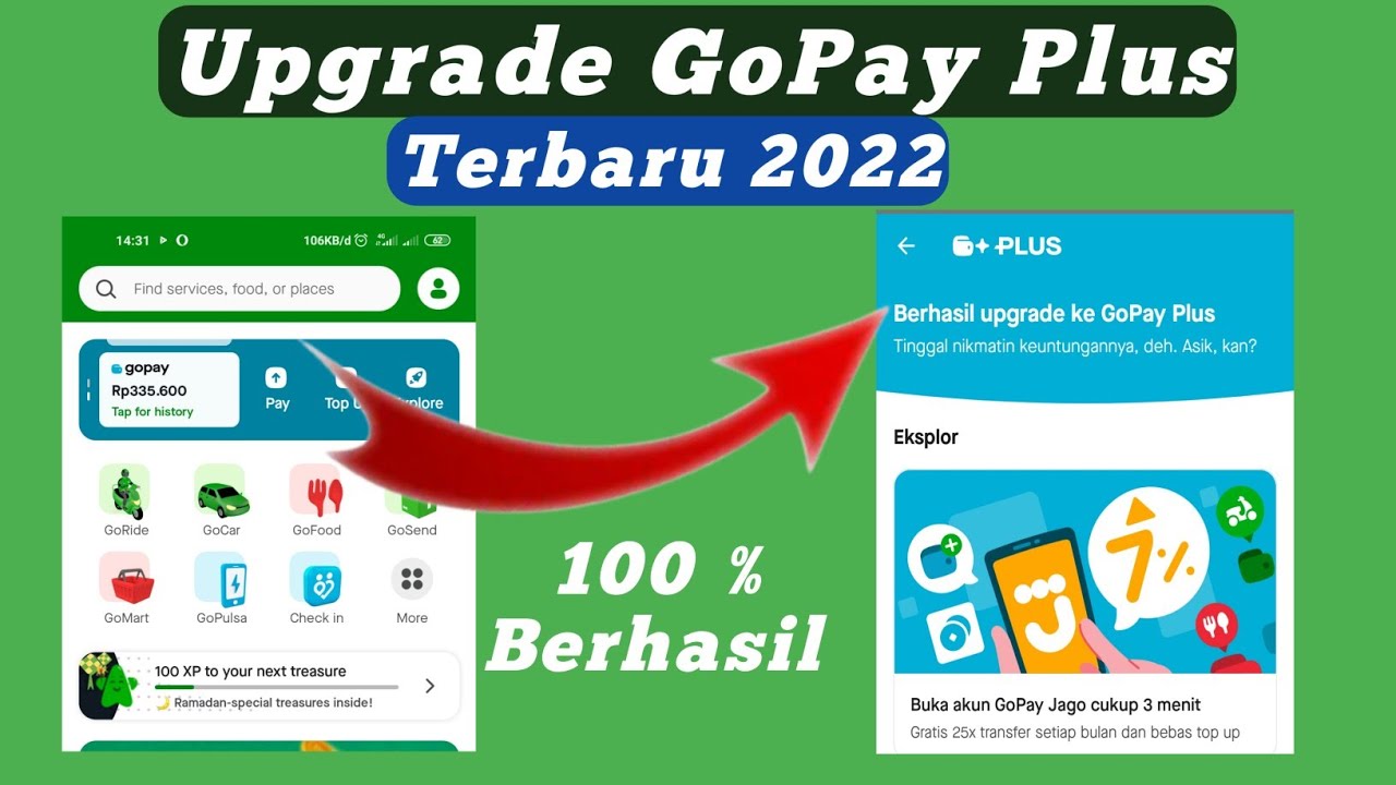 Cara Upgrade GoPay Plus Gratis || Terbaru 2022 - YouTube