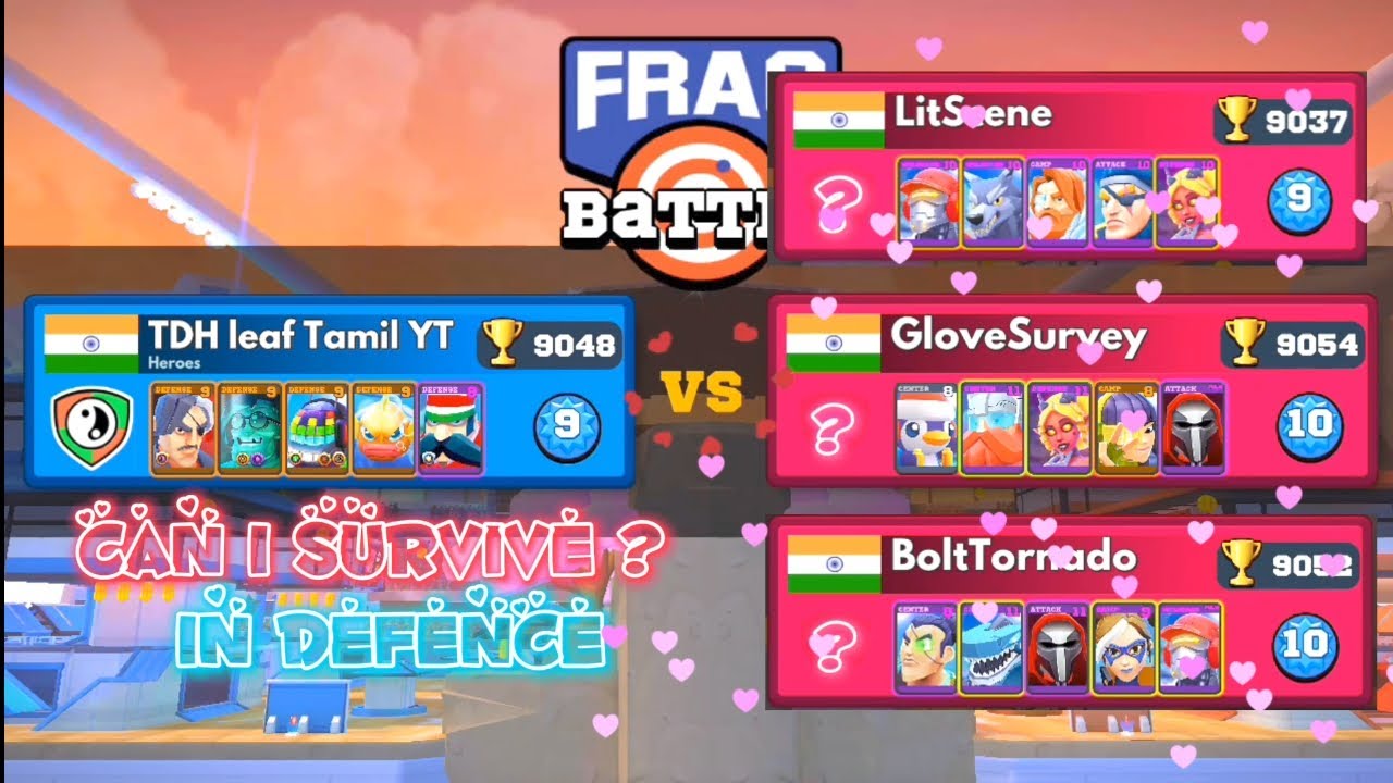 Frag pro shooter in Tamil | Fun Gameplay | DEFENCE | 3-BATTLE STREAK ...