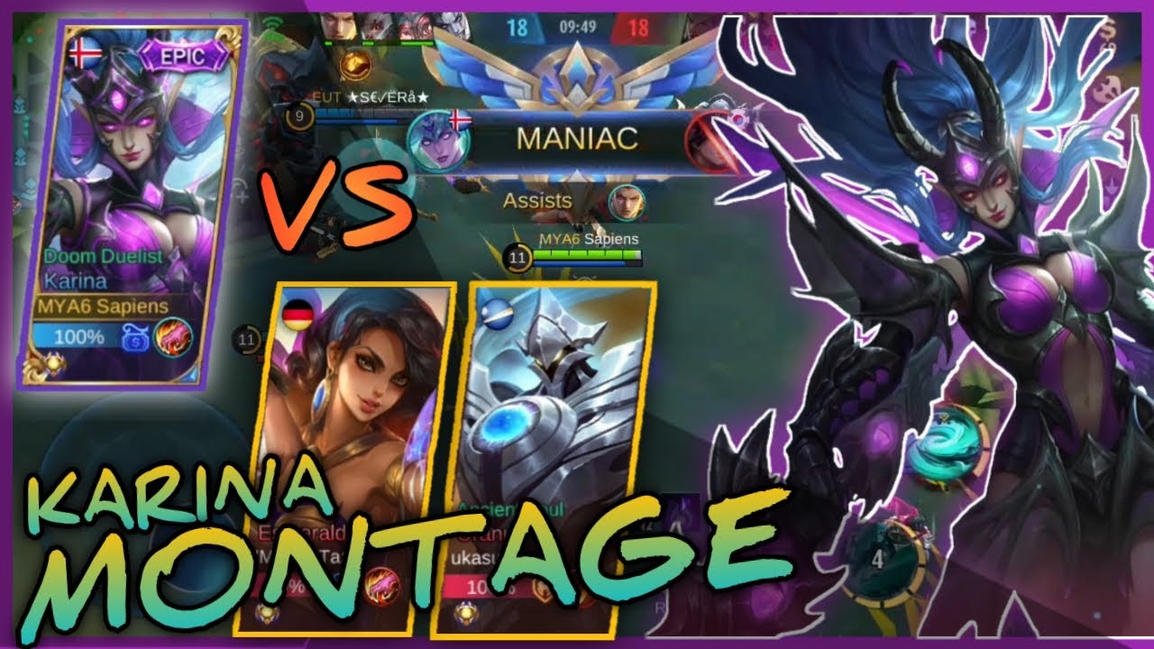 KARINA MONTAGE pt. 1🔥 - [INTRO] Sapiens gaming - YouTube