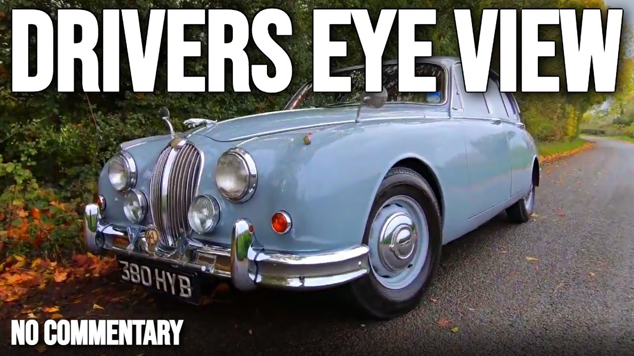 ASMR Driving a 1960 Jaguar Mark II on English Roads! (Drivers Eye View ...