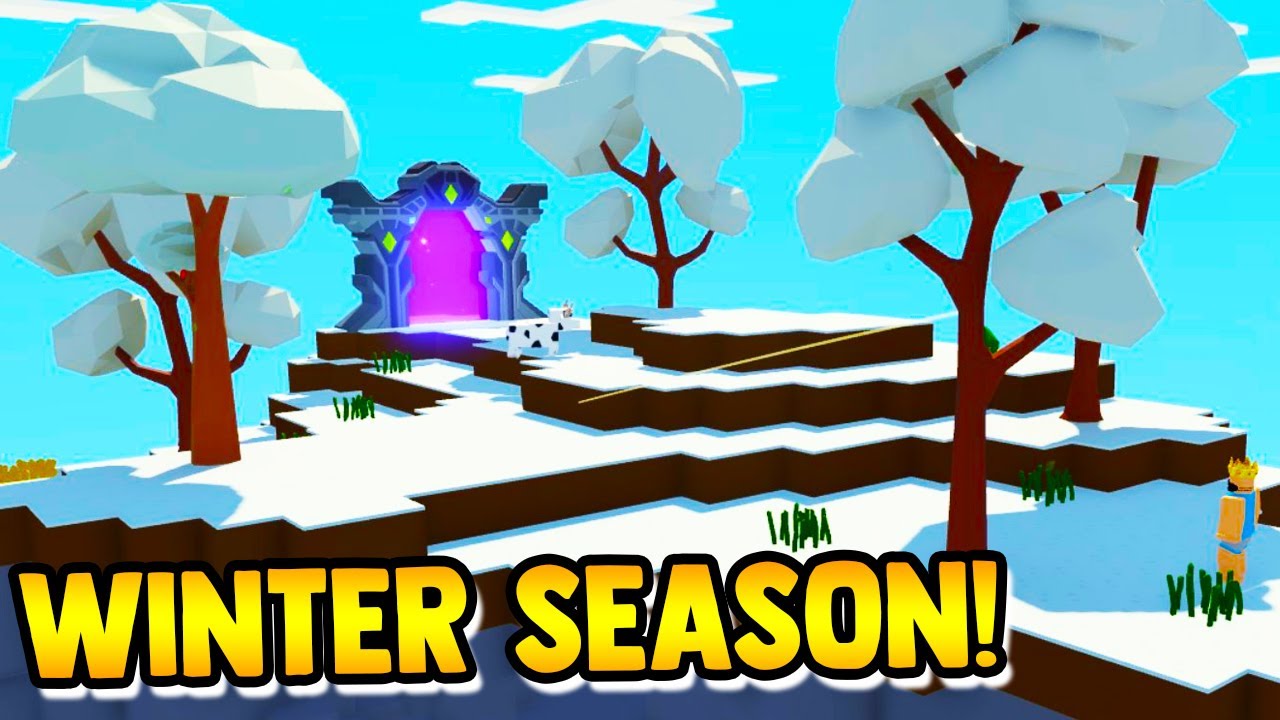 how to get WINTER SEASON!! (Update) | Roblox Islands/Skyblock - YouTube