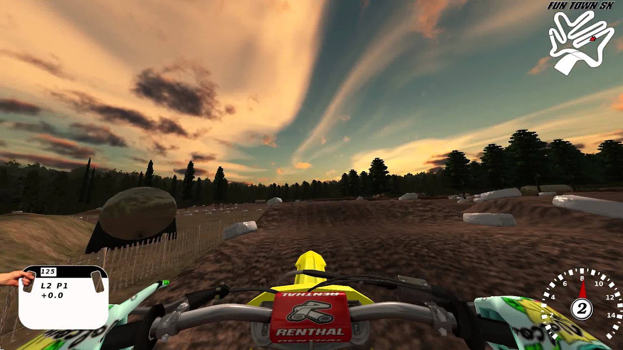 MX Simulator - track review - "Fun Town SX" - rmz450(2011) - YouTube