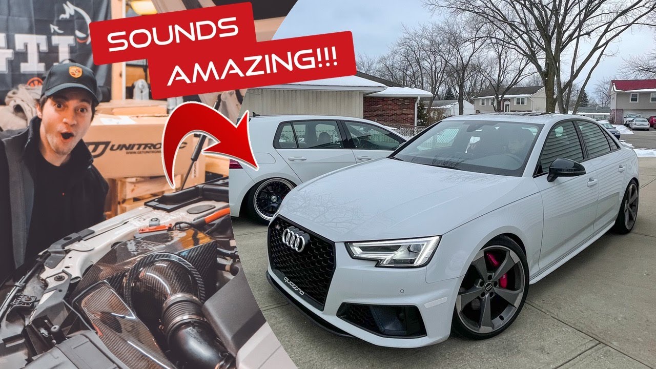 This MOD makes the AUDI S4 B9 TURBO SOUND AMAZING! (Unitronic B9 S4 ...