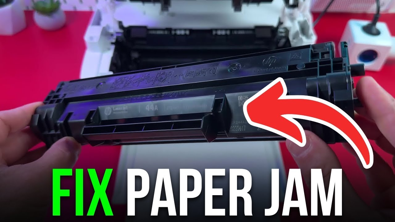 How to Fix a Paper Jam in the HP LaserJet Pro MFP M28w Printer - Step ...