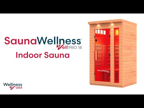 Discover the SaunaWellness WellPro 18 - Next Generation Infrared Sauna by Wellness USA