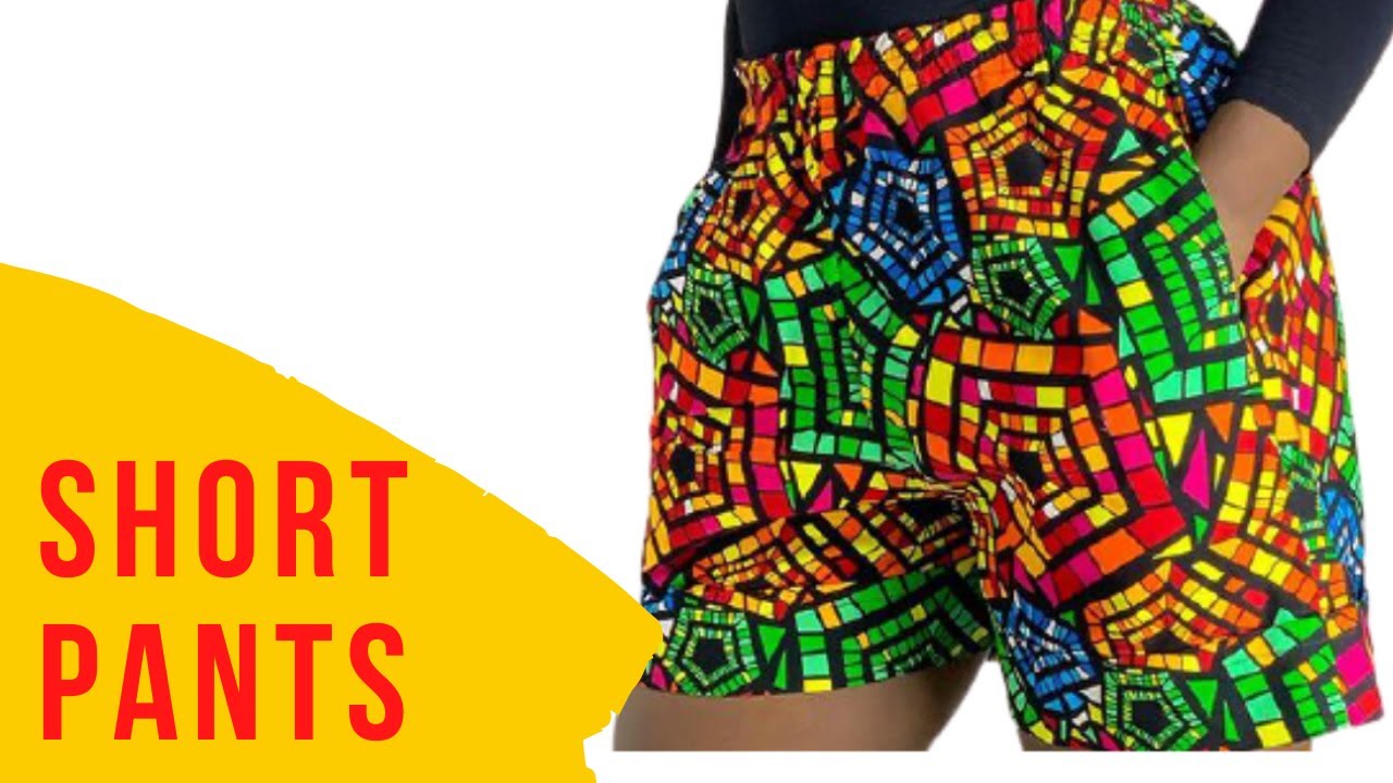 EASIEST WAY TO CUT AND SEW A BASIC SHORT | SHORT PANTS - YouTube