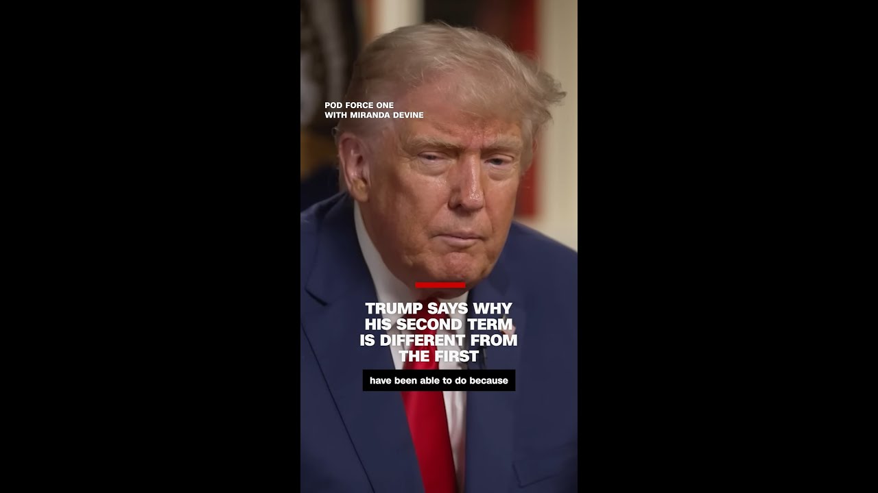 Trump says why his second term is different from the first - YouTube