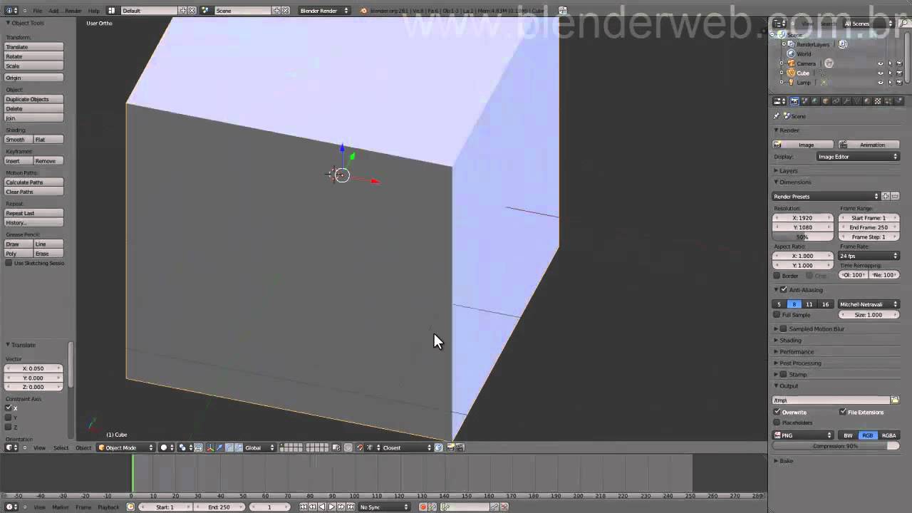 002# Blender 2.61/2.62 Snap During Transform - Dica - YouTube