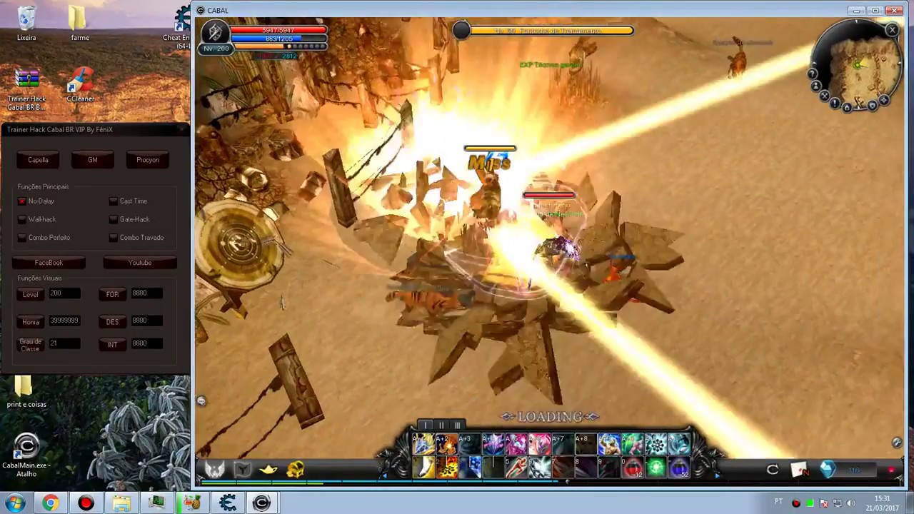 Cabal Online BR Trainer Atualizado 16/01/2018 ''' FUNCIONANDO ''' - YouTube