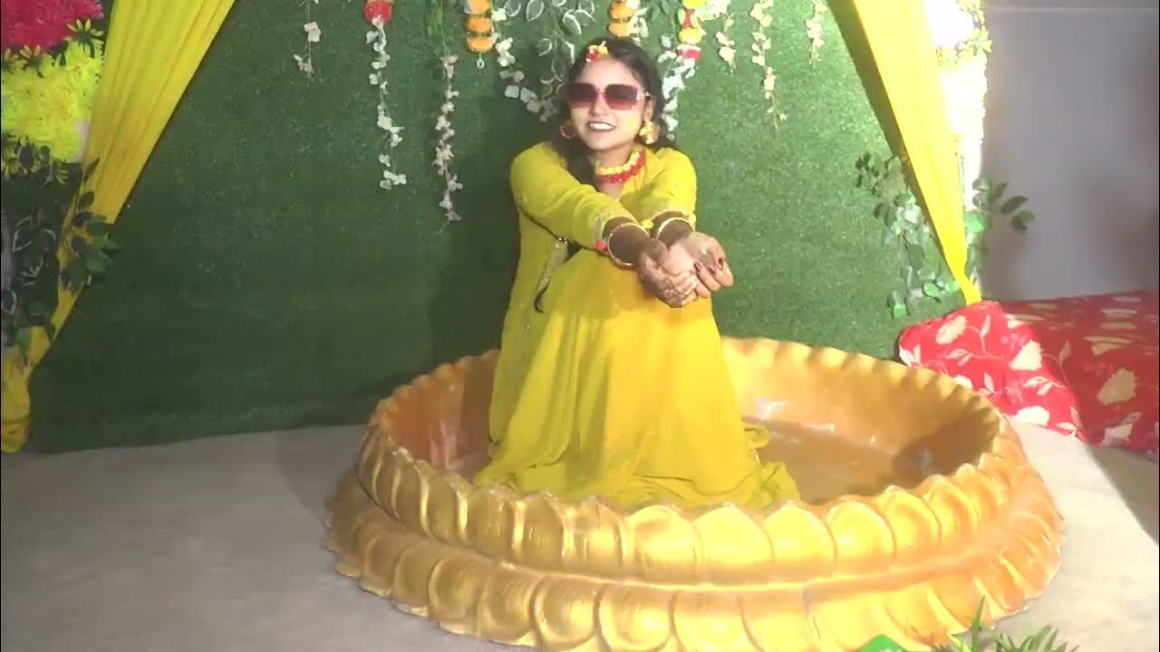 Haldi Ceremony | Traditional Mithilanchal Vivah | In Frame: Jha Family - YouTube