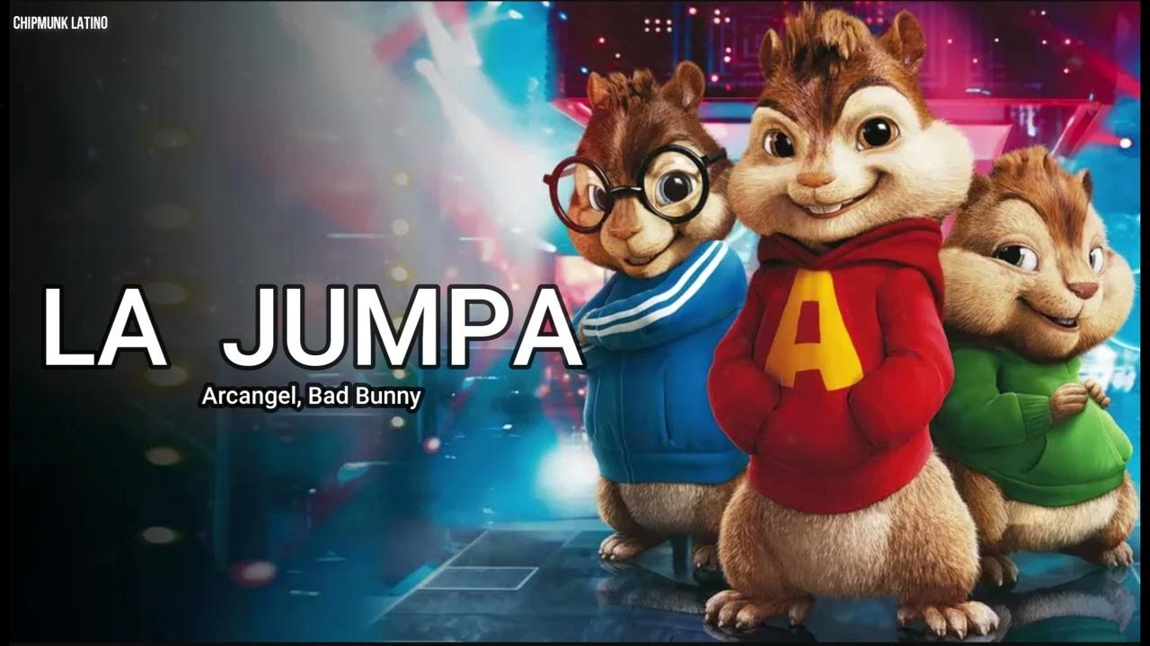 Arcangel, Bad Bunny - La Jumpa (Visualizer) | SR. SANTOS (Version Alvin y las Ardillas) - YouTube