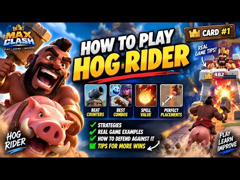 How to Play Hog Rider 🐷 | Tips, Combos & Real Gameplay