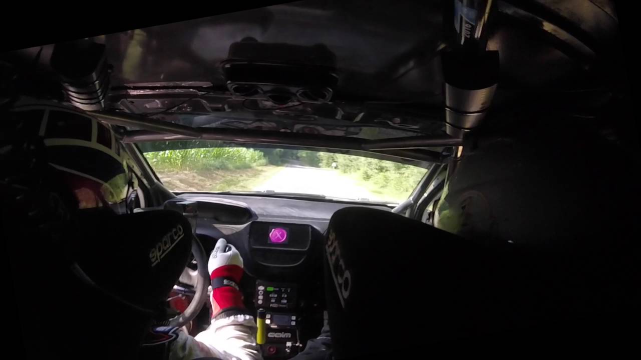 Onboard Peugeot 208 T16 - Patrice Fabre Julien Matteo - Rallye de ...
