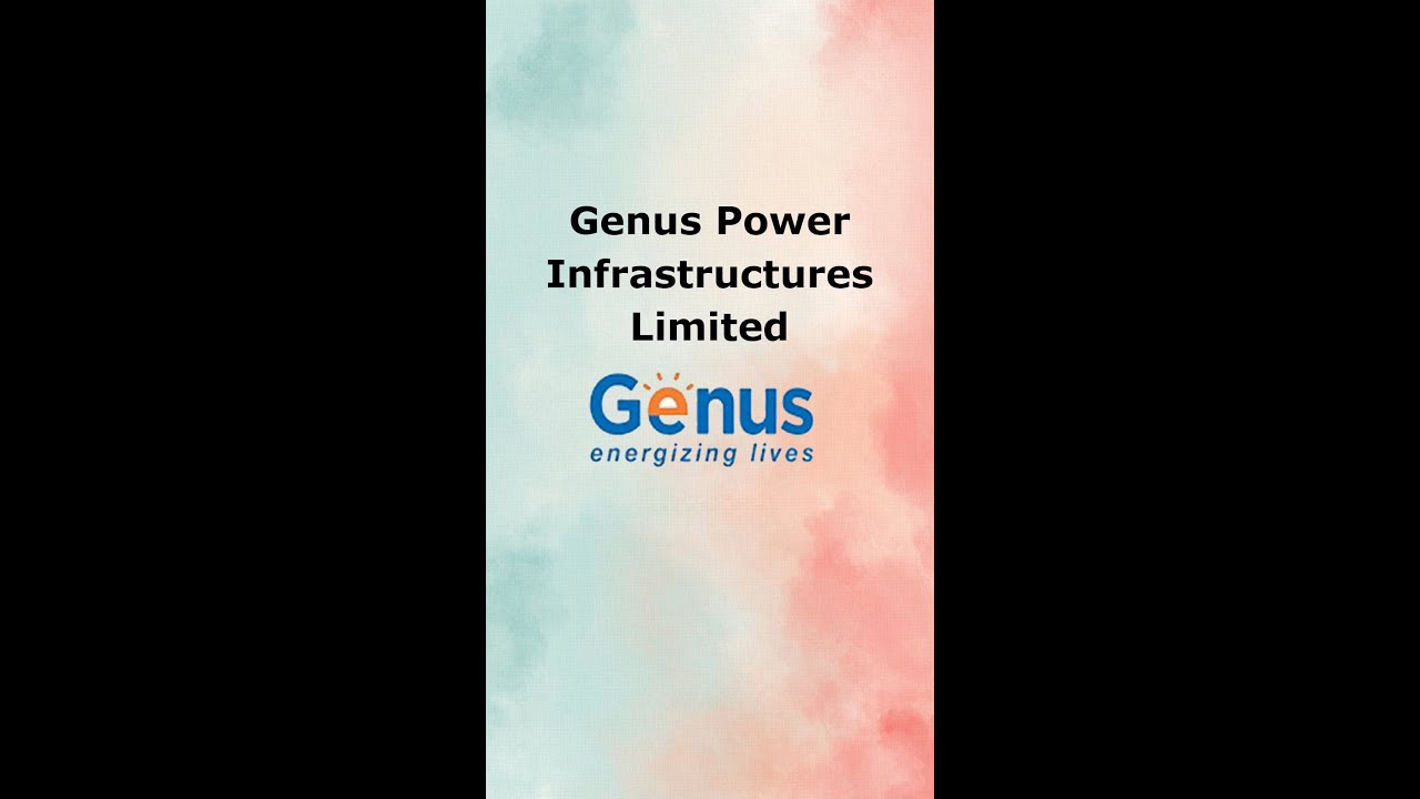 GENUS POWER INFRASTRUCTURES LIMITED. - YouTube