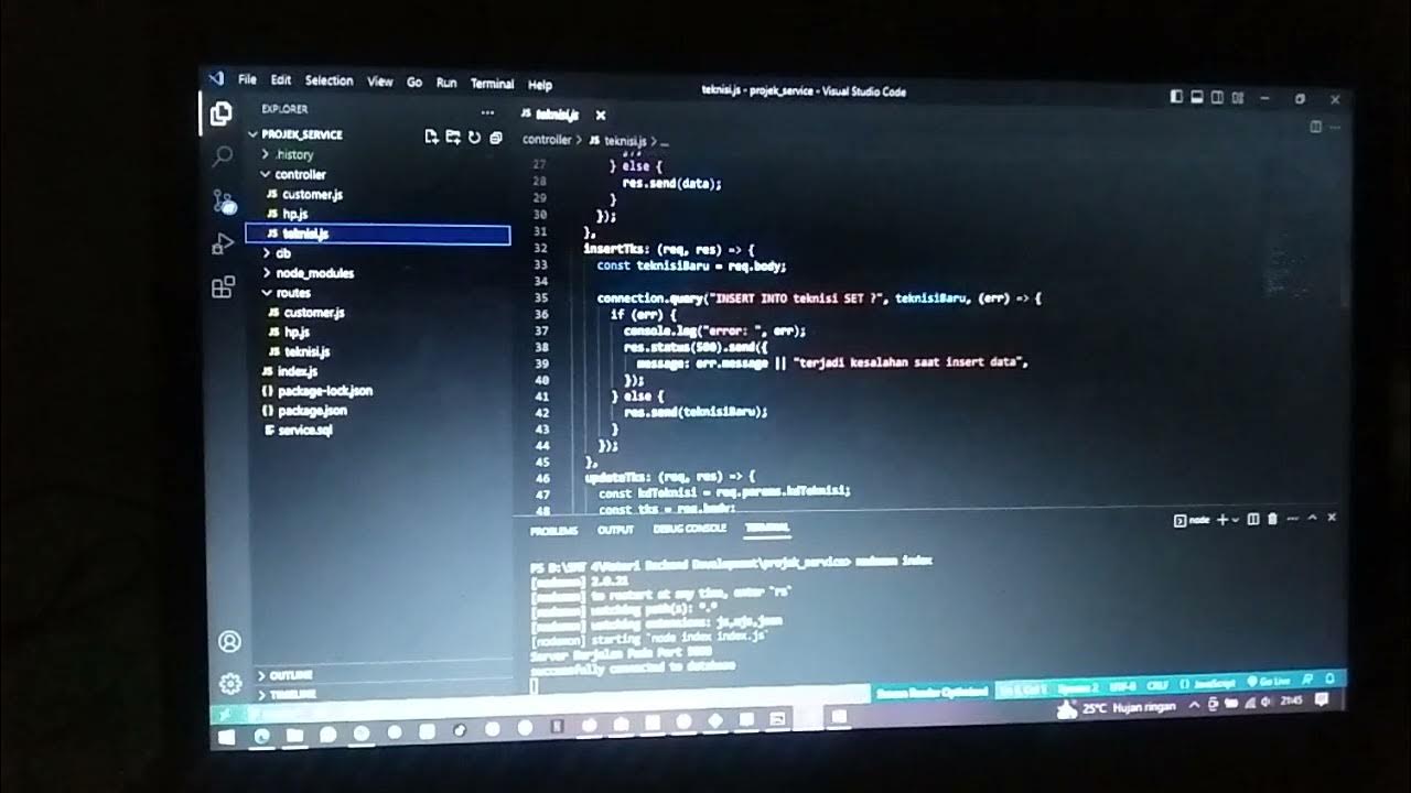 Presentasi Project Uts Backend Development - YouTube