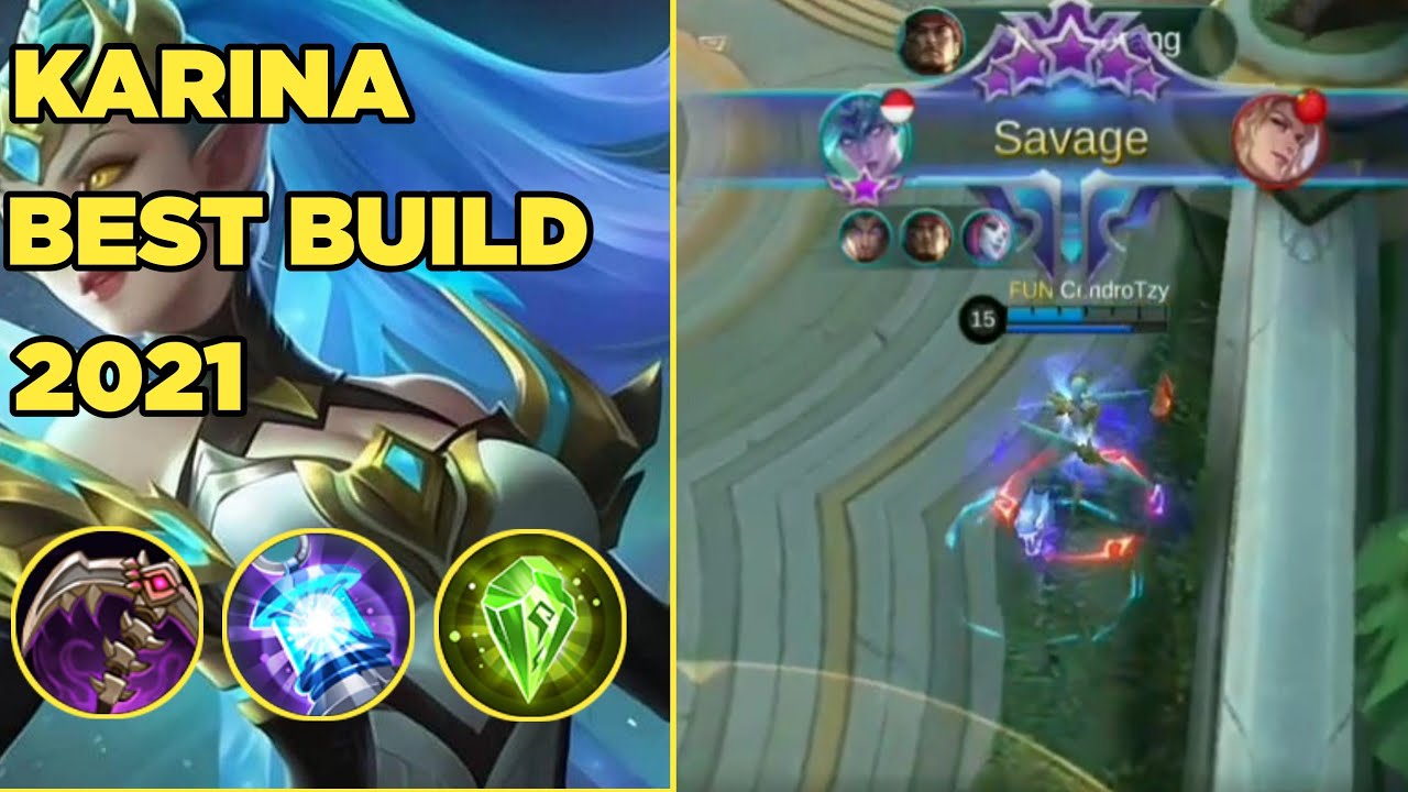 Karina Best Build 2021 | Top 1 Global Karina Build | Mobile Legends ...