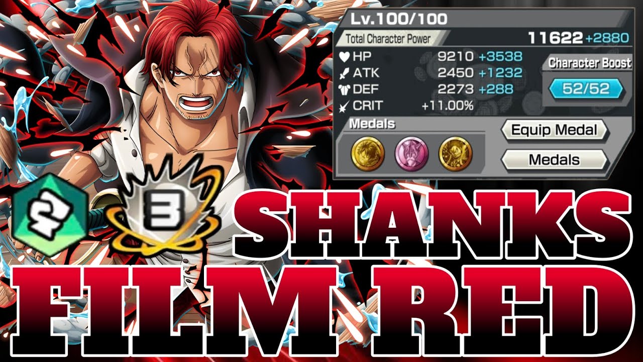 FILM RED SHANKS GAMEPLAY | ONE PIECE BOUNTY RUSH | OPBR - YouTube