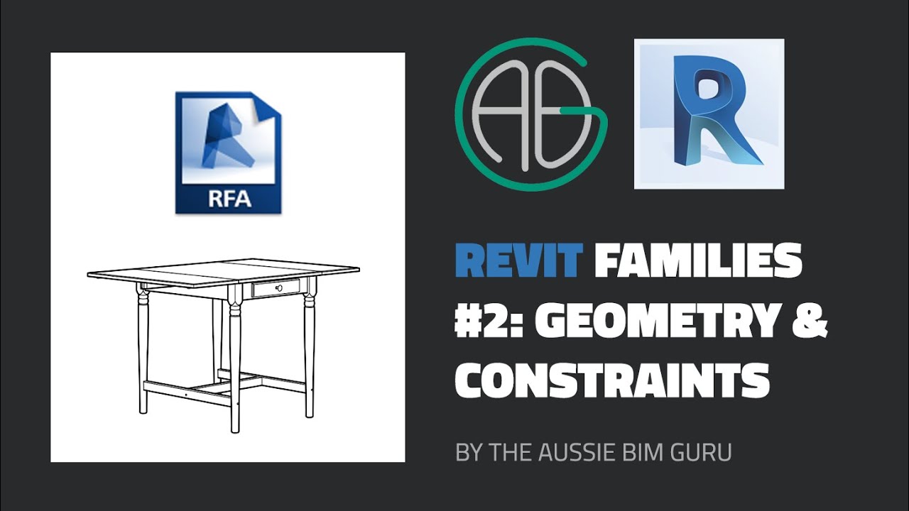 Revit Family Geometry & Constraints (Family Creation 2/4) - YouTube
