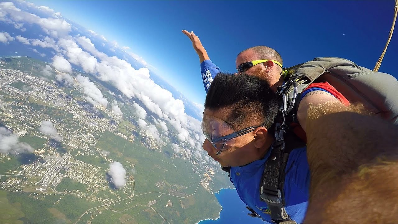 Andy - Skydive (GUAM) - YouTube