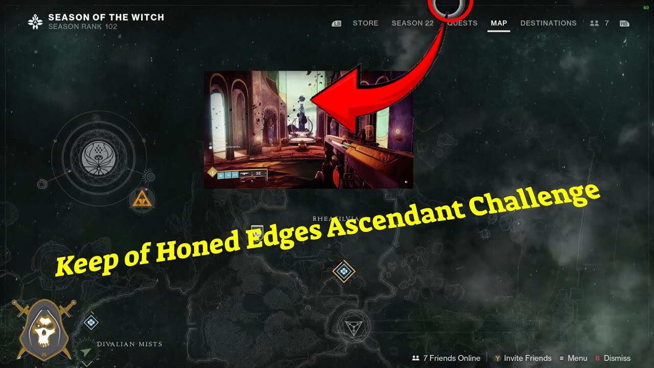Keep of Honed Edges Ascendant Challenge location Harbinger's Seclude 11 ...