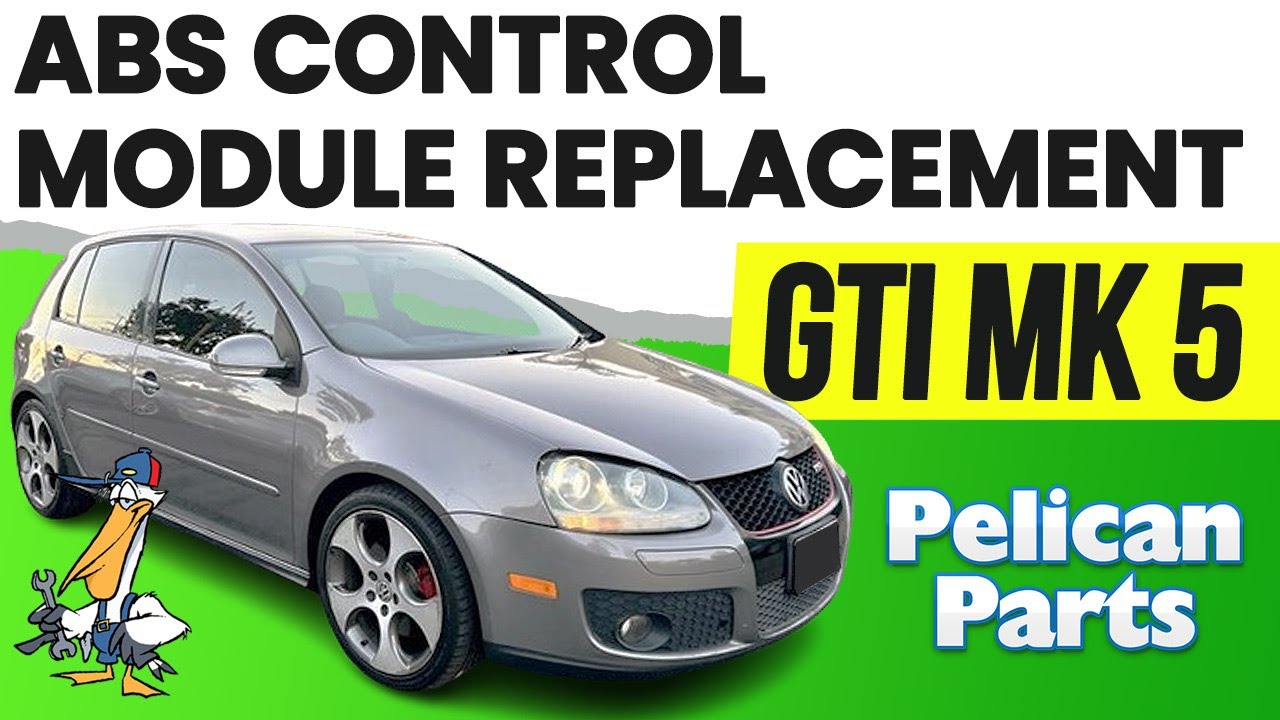 Volkswagen GTI MK V ABS Control Module Replacement (2005 - 2009) - YouTube