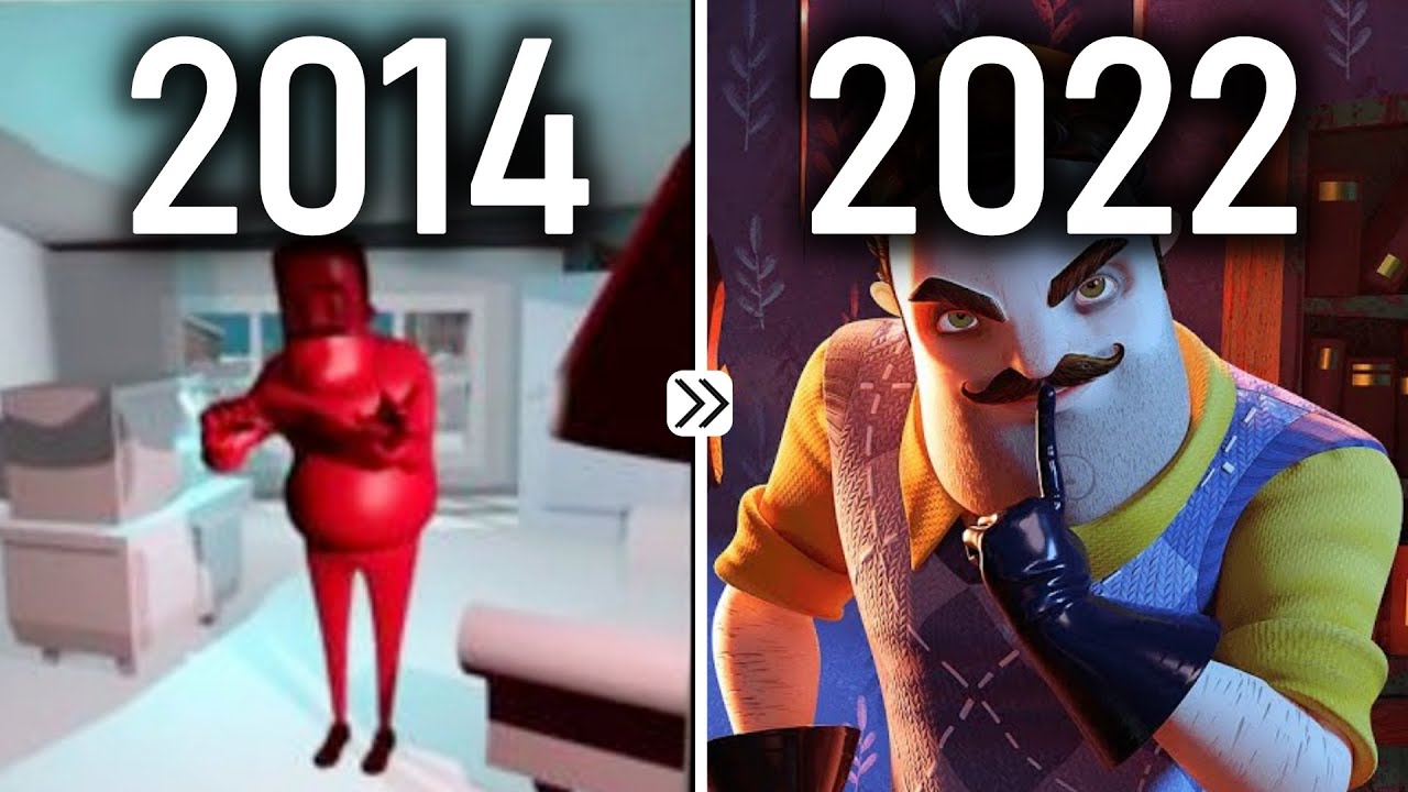Evolution of Hello Neighbor 2014-2022 - YouTube