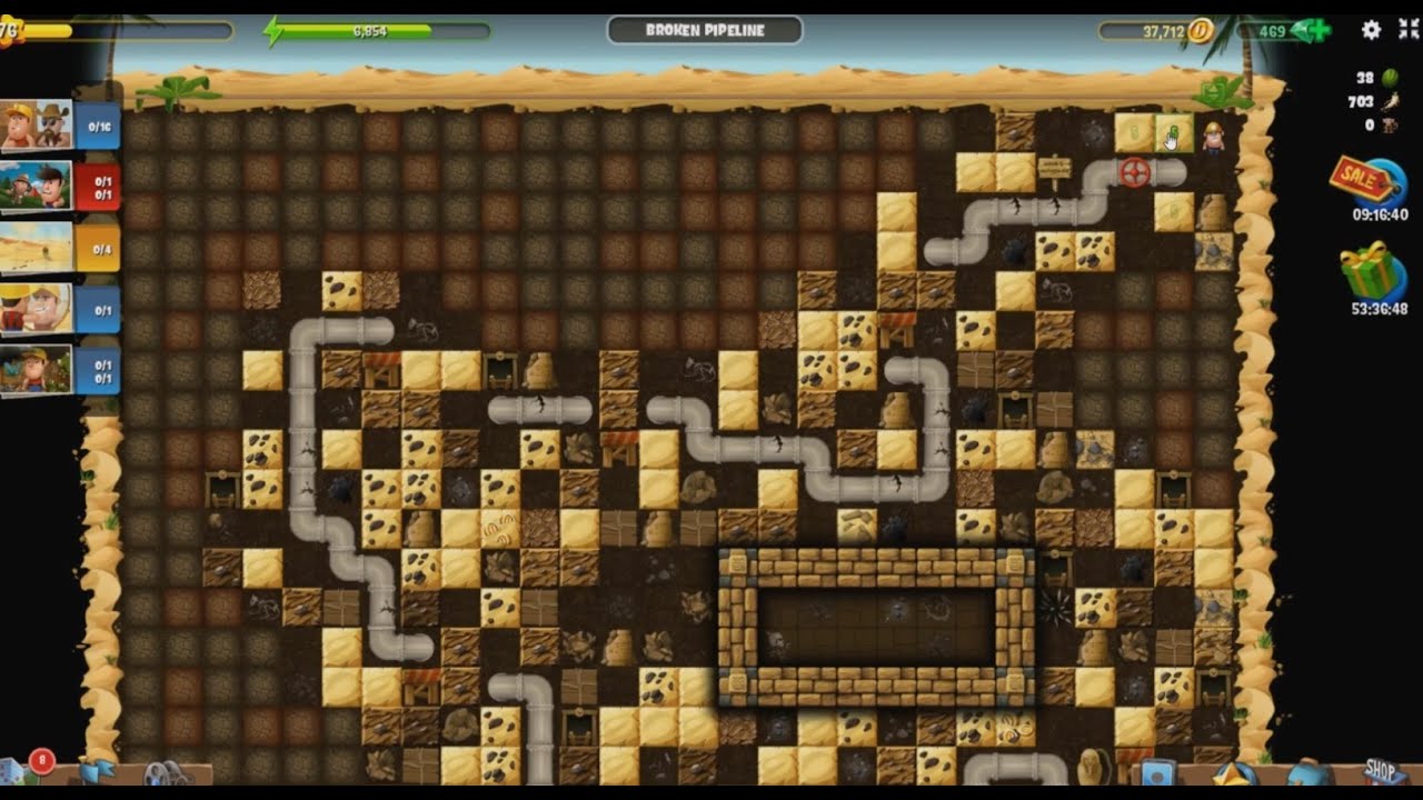 Broken Pipeline - Main Egypt - Diggy's Adventure - YouTube
