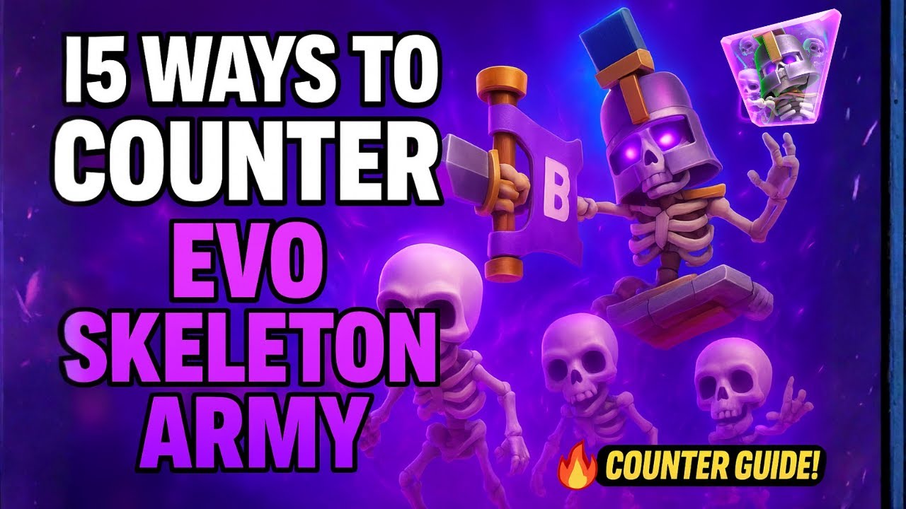 How to counter Evolution Skeleton army? 🪖💀 - YouTube