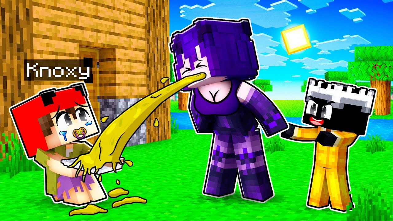 Anak Kaya Vs Anak Miskin di Curi Brainrot (Minecraft) - YouTube